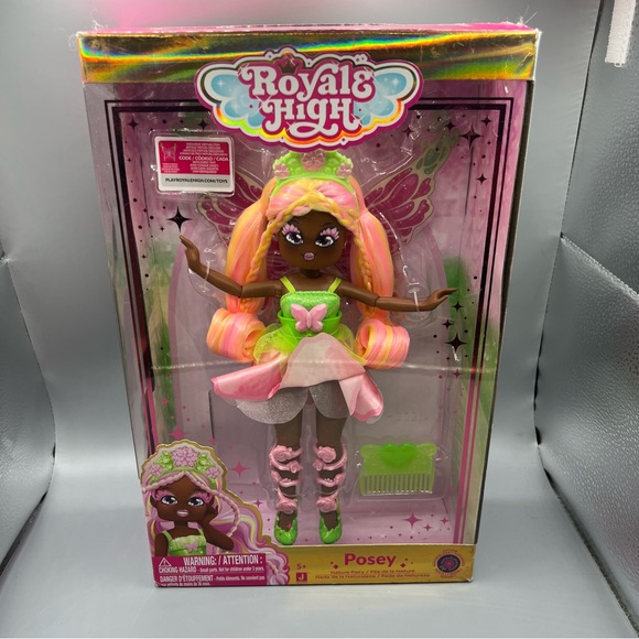 Toys | Royale High 9 In Fashion Doll Posey The Nature Fairy W Virtual ...